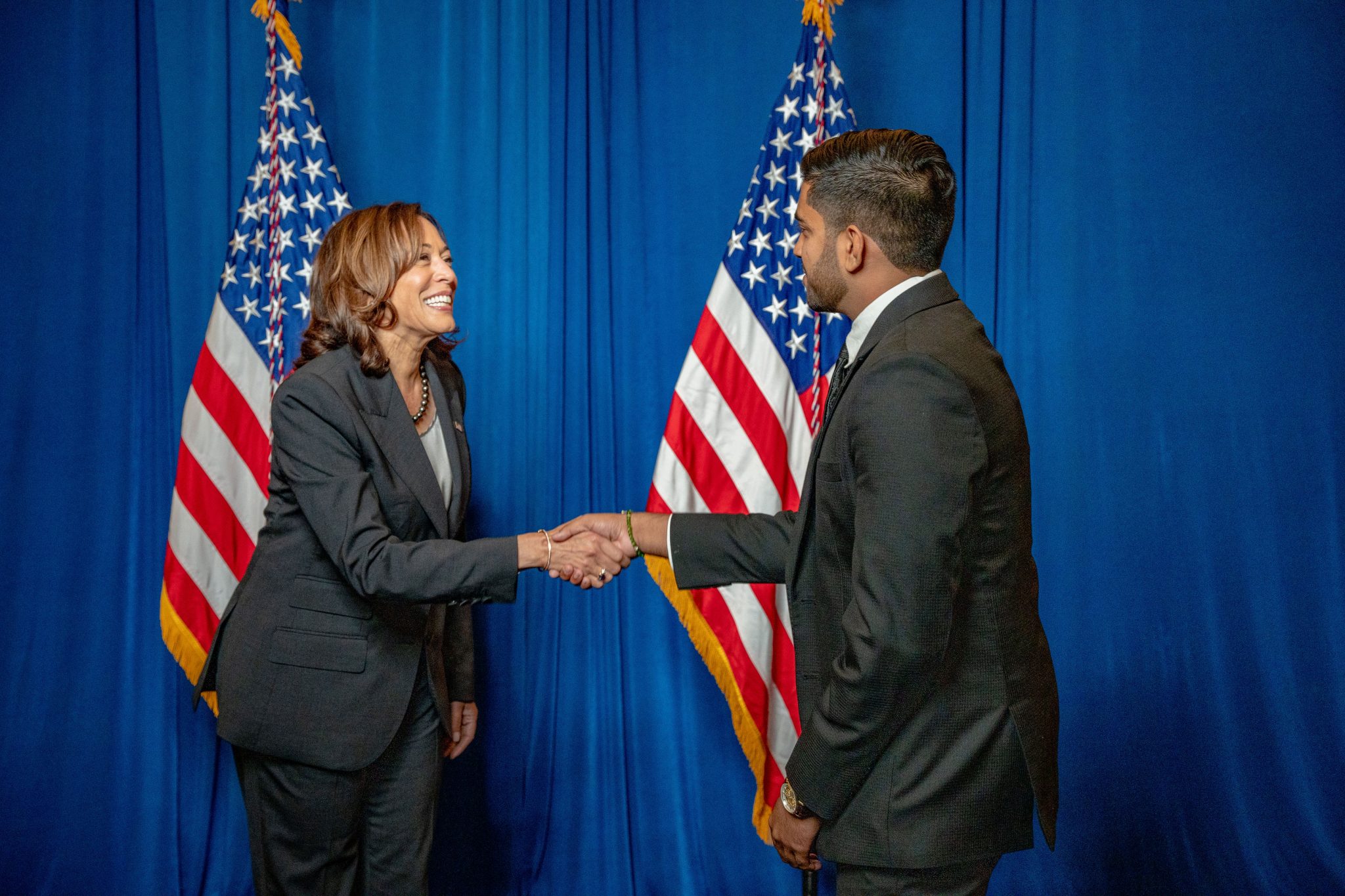 Navroz Prasla, Chairman of NTV America, Meets VP Kamala Harris at ...
