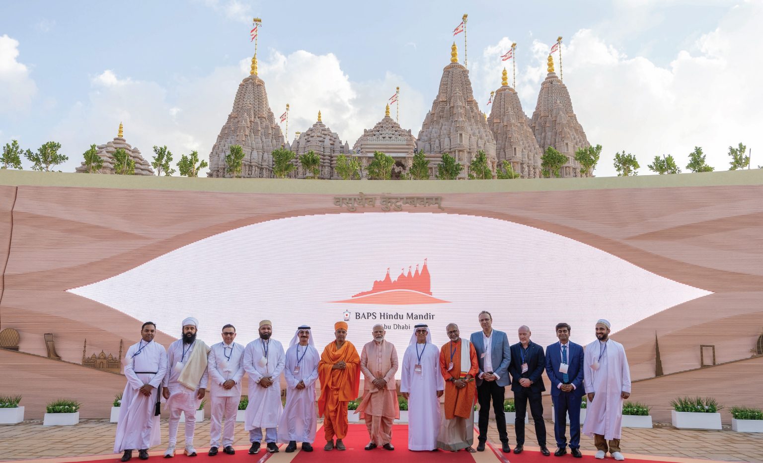 Historic Inauguration of BAPS Hindu Mandir in Abu Dhabi | Indo American ...