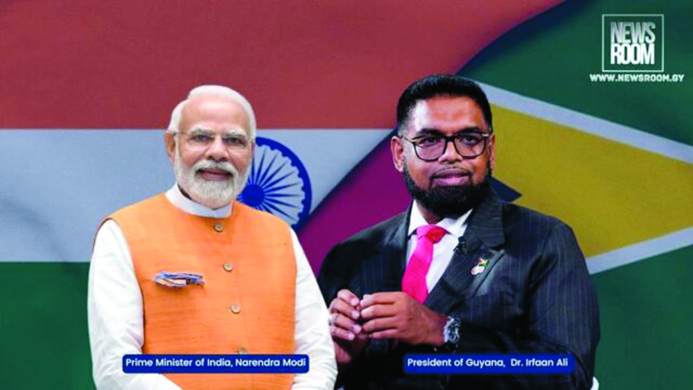 President Irfaan Ali Invites PM Narendra Modi to Guyana for a State ...